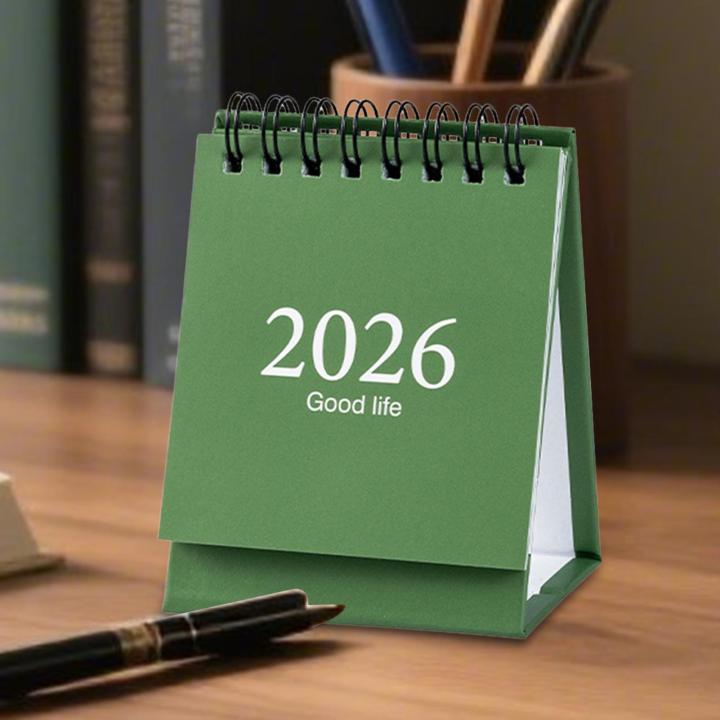 Jan. 2026 to Jul. 2027 Mini Pocket Calendar Portable Desktop Planner ...