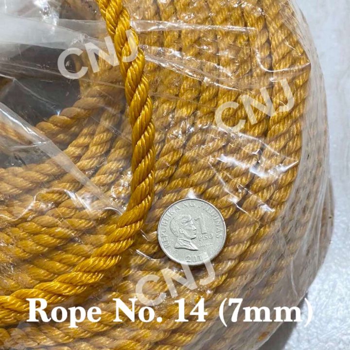 Nylon Rope #14 (PRICE PER METER LENGTH) ROPE 7mm - More than 1Meter ...