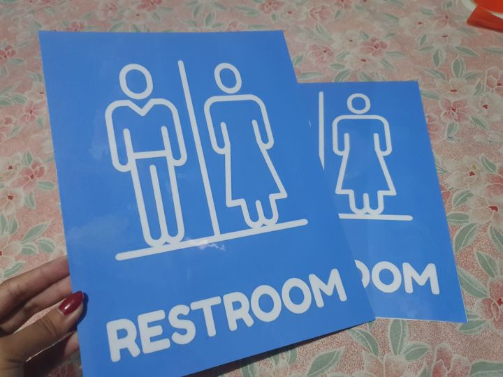 RESTROOM SIGNAGE | Lazada PH