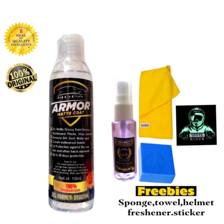(ARMOR W/HELMET) original matte & glossy paint | Lazada PH