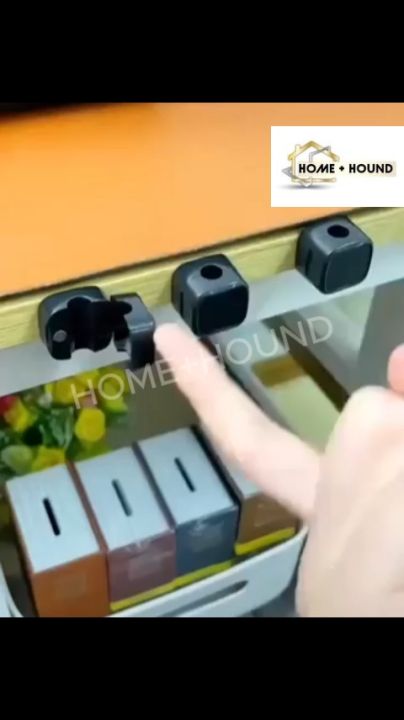 HOME + HOUND 1Pcs Magnetic Cord Organizer Adhesive Cable Clip Magnetic Charger Cord Holder for ...