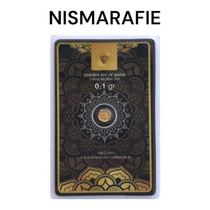 Logam Mulia Emas Mini Gold 0.1 0,1 Gram NISMARAFIE | Lazada Indonesia
