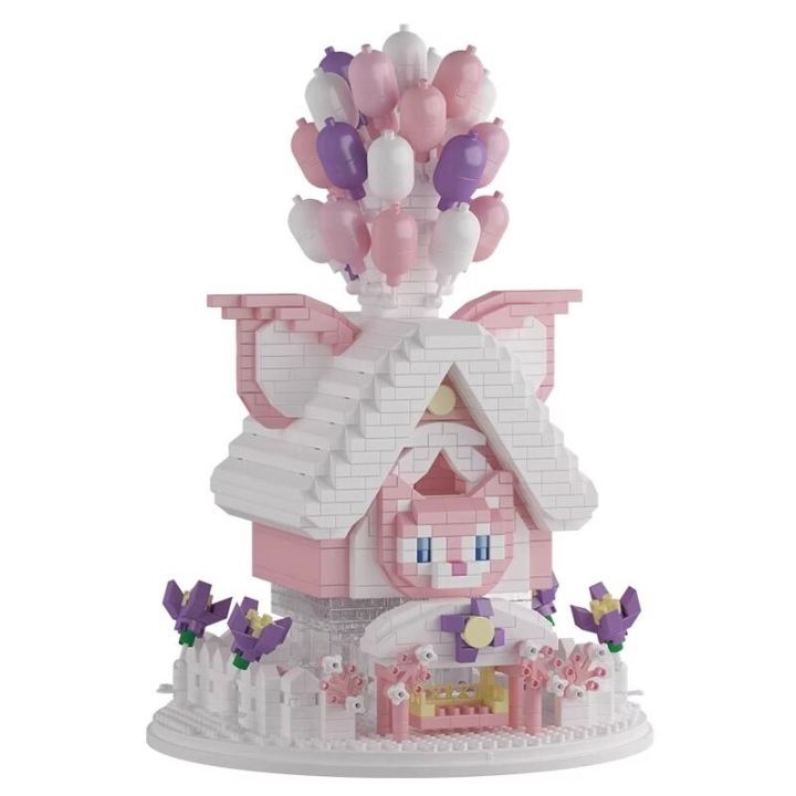 Lingna Belle Disney Castle Building Blocks บ้านหมีสตรอเบอร์รี่ บล็อก ...