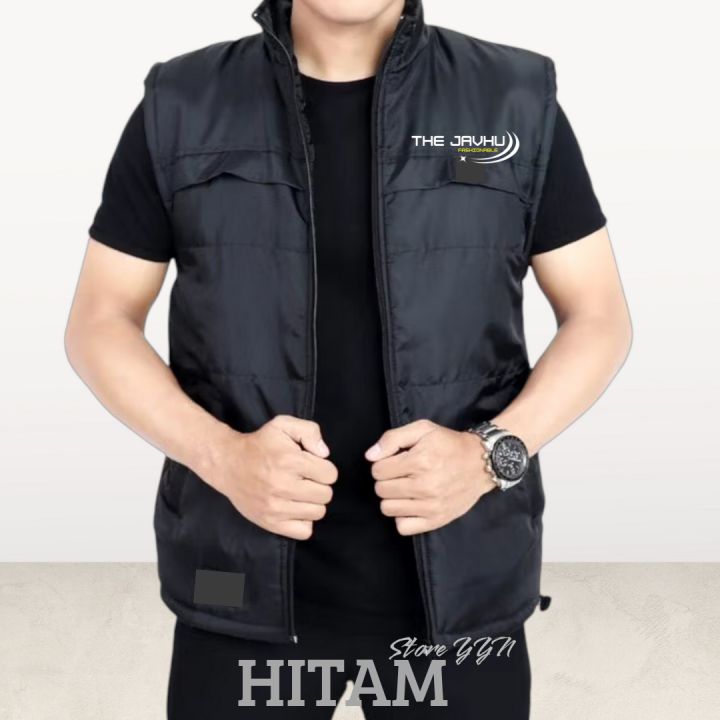Rompi Parasut Pria Tebal / Rompi body Vest The Javu / Rompi parasut ...