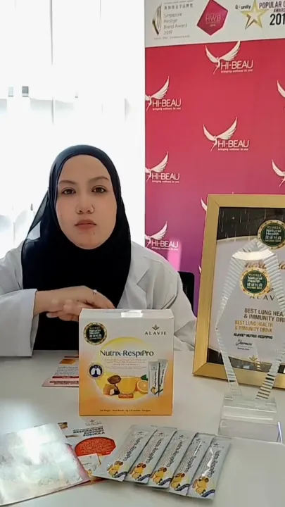 ALAVIE Nutrix-RespiPro Tiger Milk & Honey Immune Support Drink 15-Pack ...