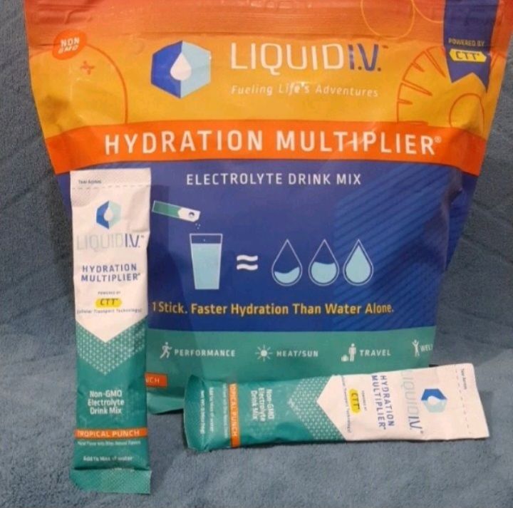 Hydration Multiplier Electrolyte Drink Mix Liquid IV 16 grams per Stick ...