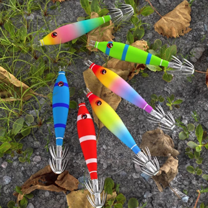 New Luminous Squid Hook Double Umbrella Cuttlefish Soft Cloth Roll ...