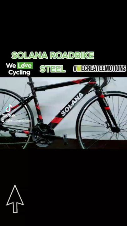 (RED) SOLANA ROADBIKE STEEL 700*23c | Lazada PH
