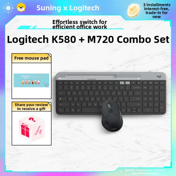 Logitech G | Logitech K580 Wireless Bluetooth Keyboard And M720 Mouse ...