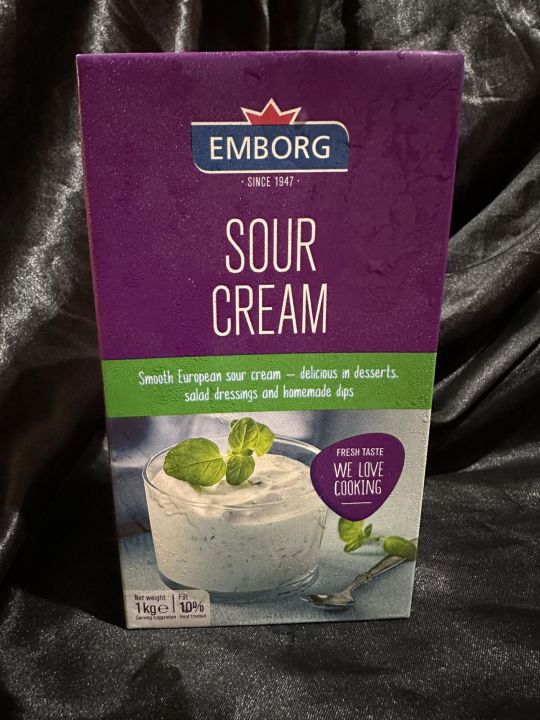 EMBORG SOUR CREAM 1L | Lazada PH