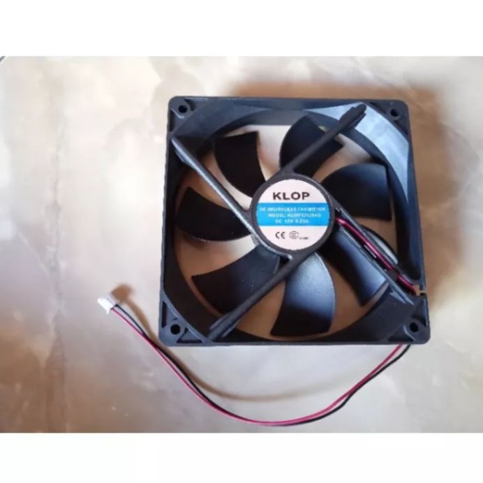 Kipas fan dc 8x8cm untuk box power amplifier ukuran 2u Kipas DC 12v ...