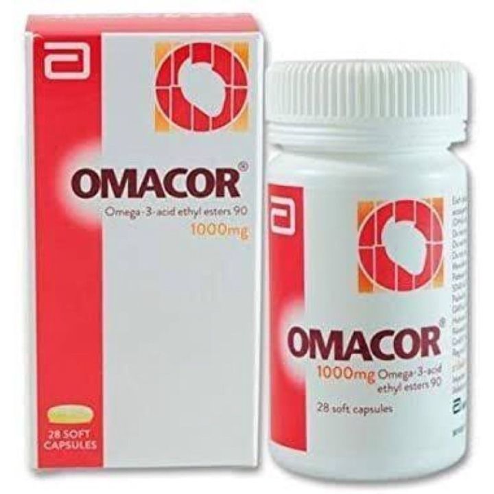 Omacor กระปุก 28 เม็ด น้ำมันปลา หมดอายุปี 25 สั่งเลยพร้อมส่ง | Lazada.co.th