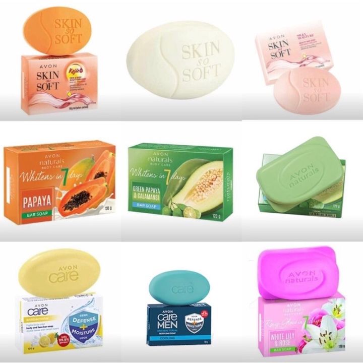 Avon Naturals papaya bath bar soap / SSS glutathione soap / kojic bar ...