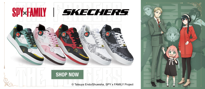 Skechers สเก็ตเชอร์ส รองเท้าผู้หญิง Women Spy x Family Foamies Surge ...