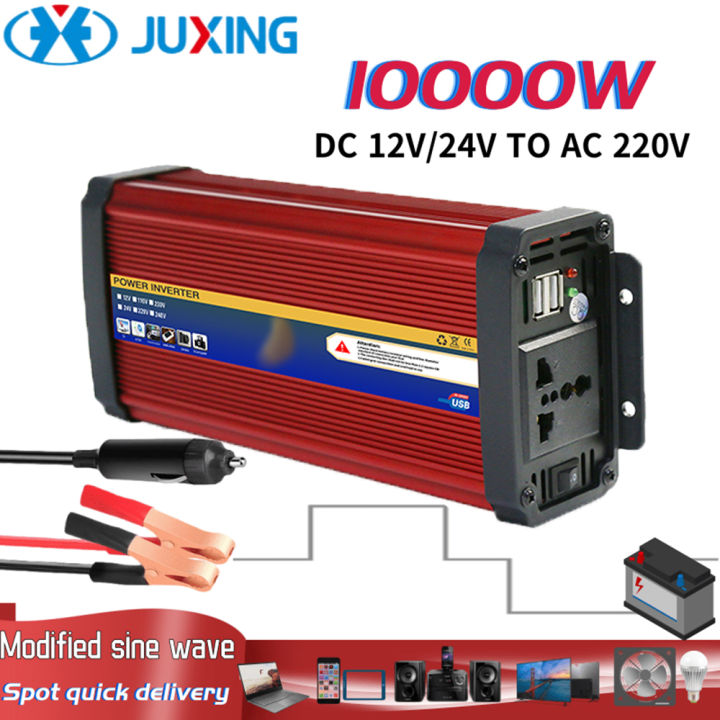 JUXING 10000W/8000W/6000W Modified Sine Wave Power Inverter Portable ...
