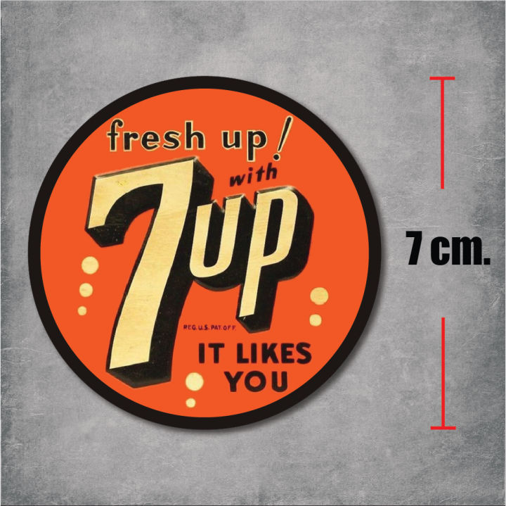 sticker pvc 7up สติกเกอร์ เซเว่นอัพ งานพิมพ์ดีที่สุด OFFSET PRINTING ...