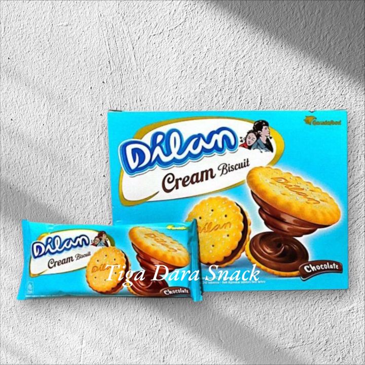 Dilan Cream Biscuits 1 BOX Sandwich Chocolate Biskuit | Lazada Indonesia