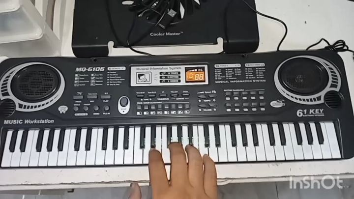 COD Toddi Organ Piano Digital Electronic Keyboard 61 Keys MQ 6106 / Piano Digital Dewasa ...