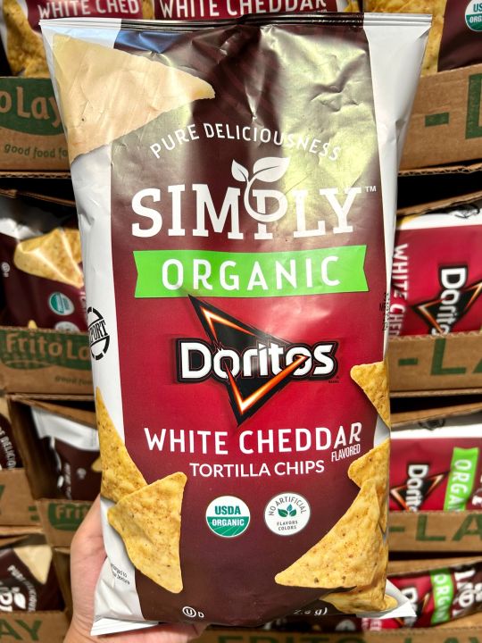 Doritos Simply Organic White Cheddar Tortilla Chips 212.6g | Lazada PH