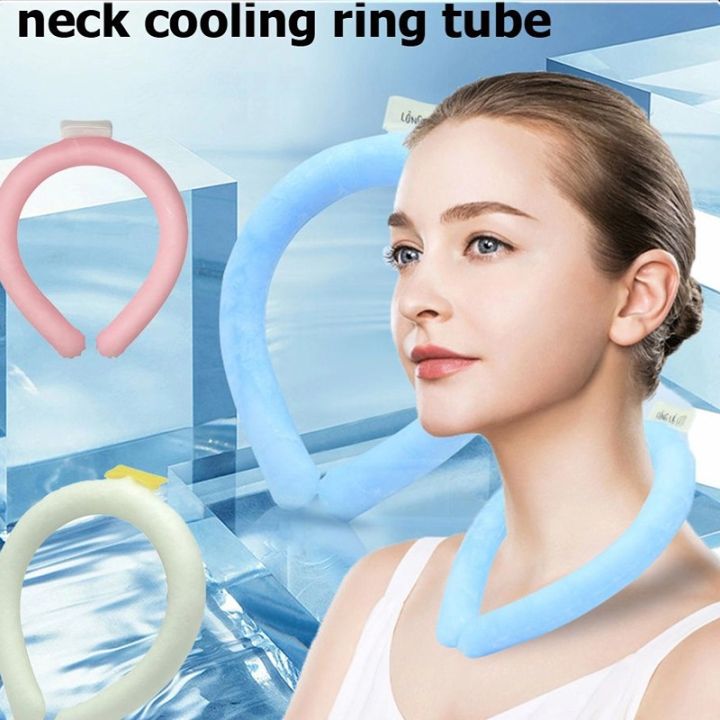 Neck Ice Wrap Excellent Wearable Ice Neck Cooling Tube Neck Cooler ...