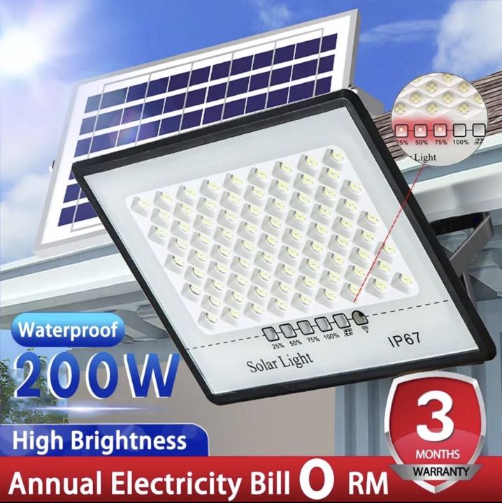 FY sound 300W IP67 solar lights with solar panel Solar Light Outdoor ...