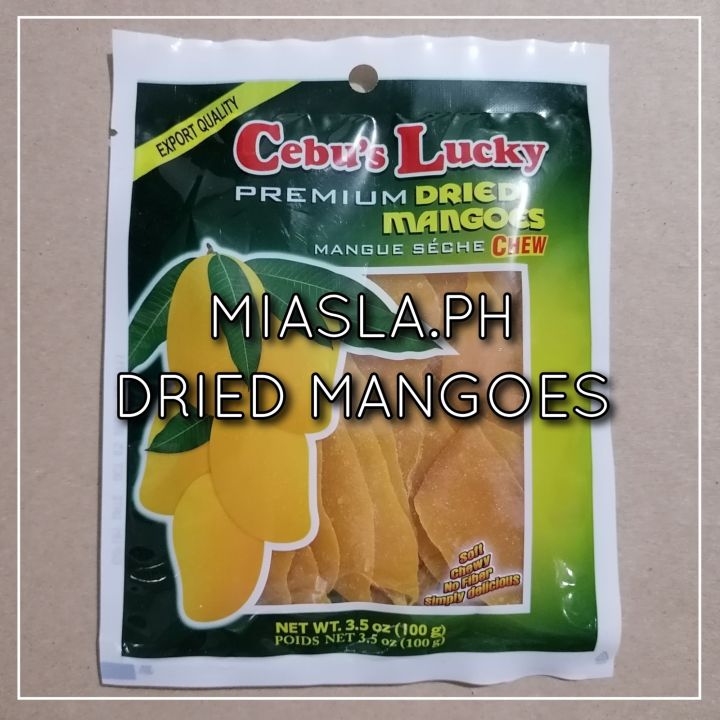 CEBU'S LUCKY DRIED MANGOES 100g | Lazada PH