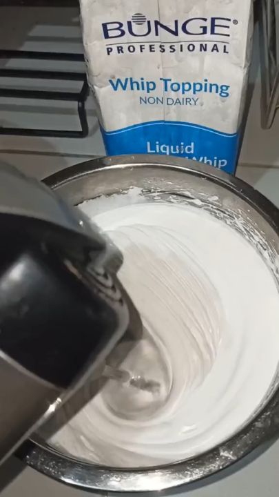 BUNGE PROFESSIONAL NON-DAIRY WHIPPING CREAM 1L x 3 BUNDLE PACK – Ultimate Stability & Volume ...