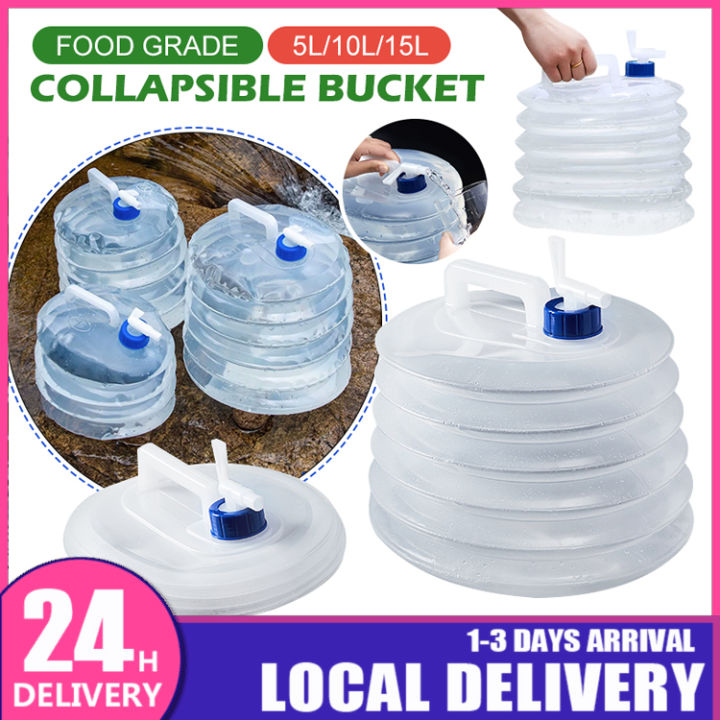 Large Capacity Foldable Water Container Outdoor Water Dispenser Storage ...