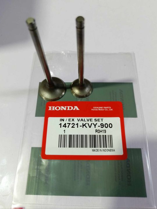 Honda genuine beat 110/scoopy/beat fi/scoopy fi intake/exhaust valve ...