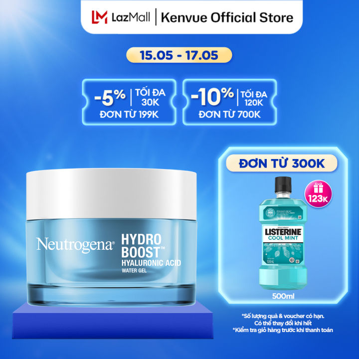 Kem Dưỡng Cấp ẩm Neutrogena® Hydro Boost Hyaluronic Acid Water Gel 50g