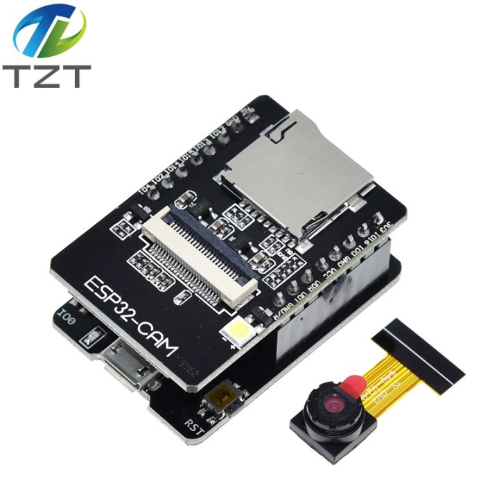 ESP32-CAM-MB WIFI ESP32 CAM Bluetooth Development Board with OV2640 Camera MICRO USB to Serial ...