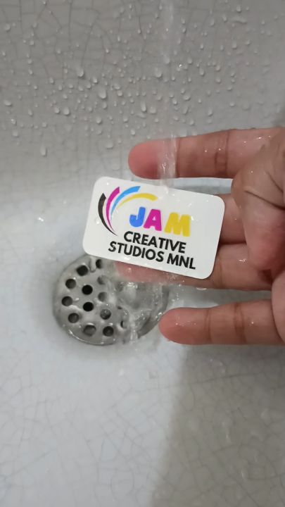 Custom Dishwashing Waterproof Sticker Label | Custom to your brand ...