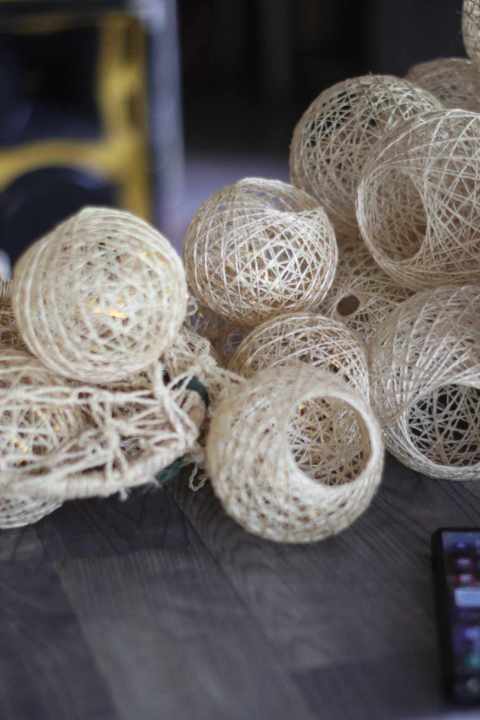 Decoritive Abaca Balls size 4,6,8,12 diameter per inch | Lazada PH