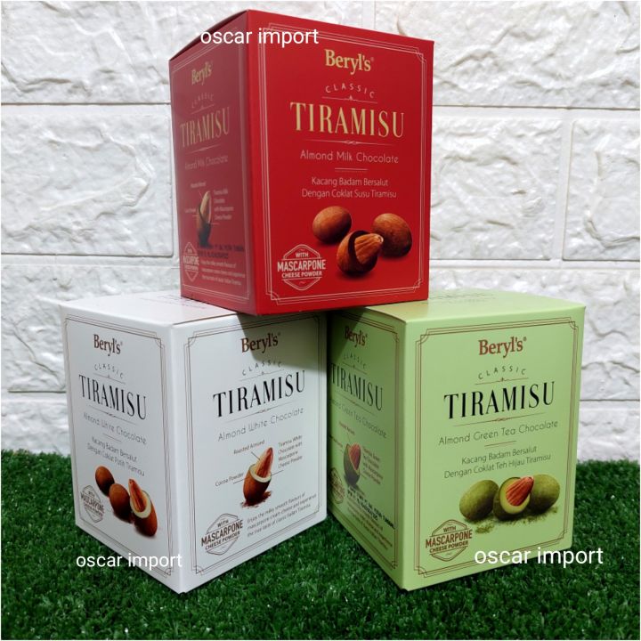 Beryl's Chocolate 100g box Tiramisu Almond Coklat Cokelat oleholeh ...