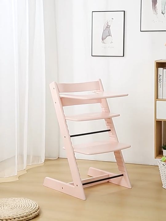 Adjustable Baby High Dining Chair | Baby Growth Chair | Nordic Dining ...
