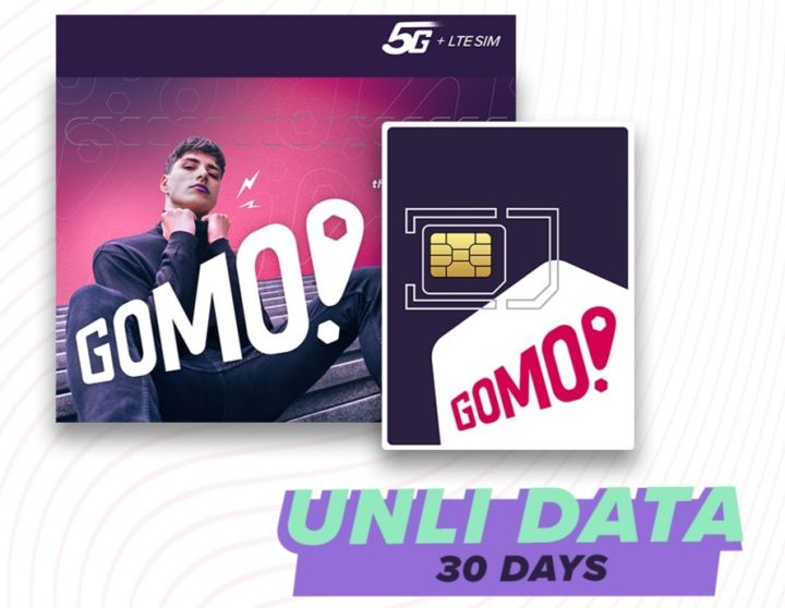 GOMO SIM CARD UNLI DATA FOR 30DAYS/30GB No expiry (GLOBE) | Lazada PH