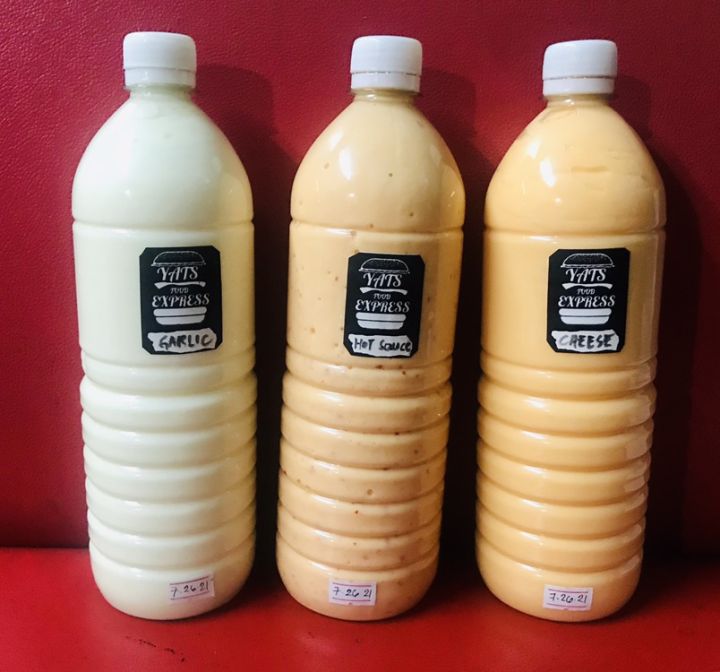Shawarma sauce (garlic cheese and hotsauce) | Lazada PH