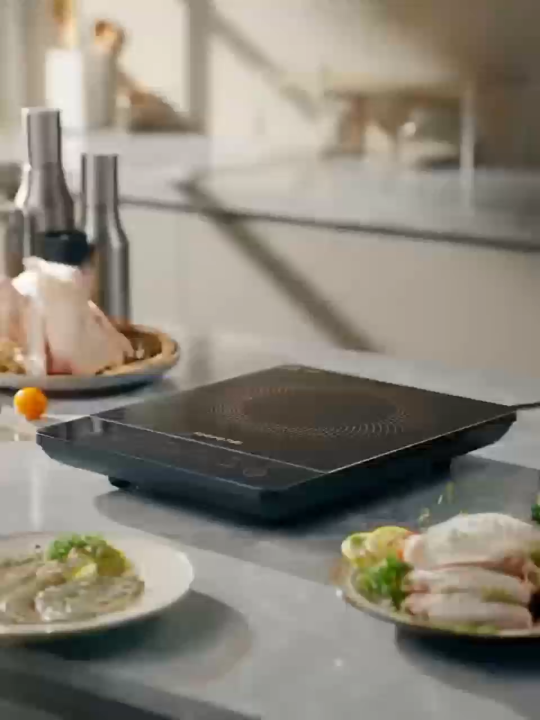 Induction Cooker 3500W Portable Electric Induction Cooktop, Ultra Thin ...