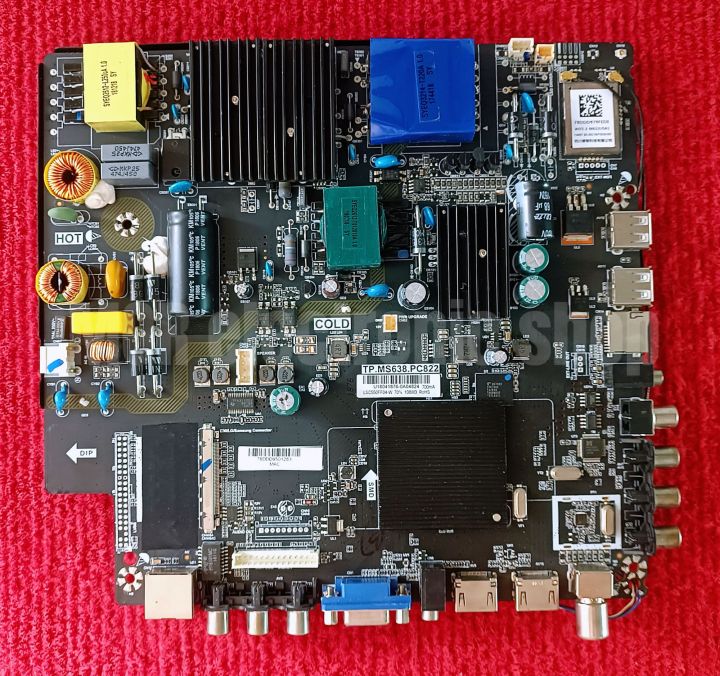 เมนบอร์ดทีวี Prisma รุ่น DLE-5502ST พาสบอร์ด TP.MS638.PC822 | Lazada.co.th