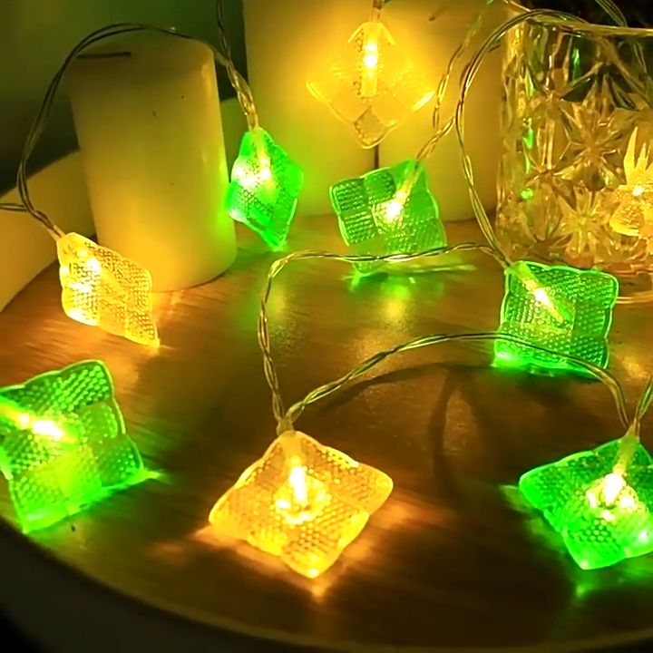 Lampu Raya Ketupat 2025 String Light Battery Powered Lampu LED Bilik ...