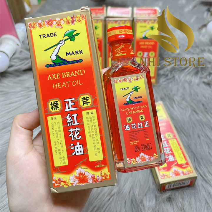 Dầu gió Hồng Hoa hiệu cây búa đau nhức cơ bong gân thấp khớp bầm tím ...