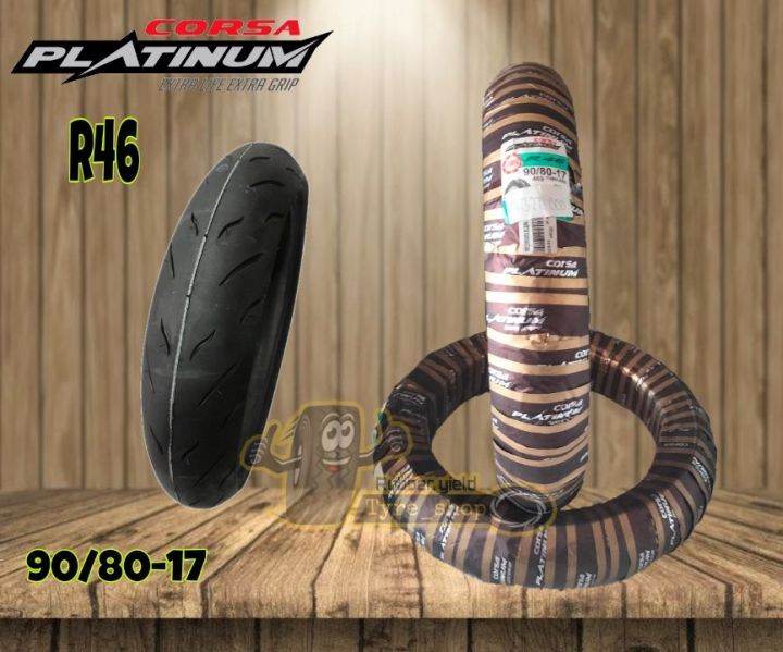 Ban corsa platinum R46 softcoumpont 90/80 ring 17 tubles jupiter supra ...