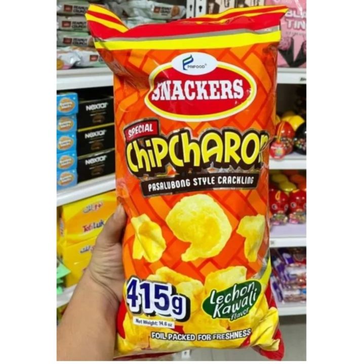 snackers chipcharon Lechon kawali 415g | Lazada PH