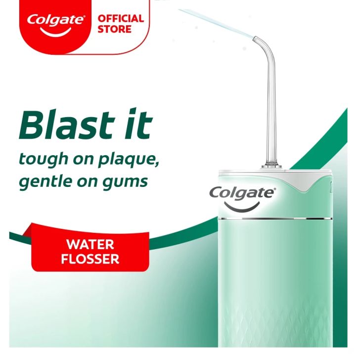 Colgate Portable Rechargeable Water Flosser - Pink | Lazada