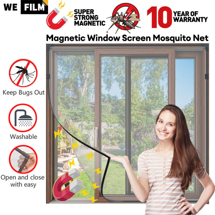 WEFILM Magnetic Window Screen Mosquito Net Magnetic Insect Mesh ...