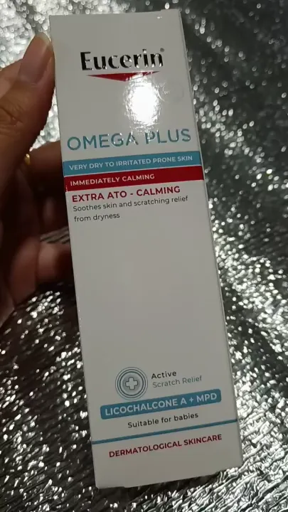 Eucerin Omega Plus Extra Ato-Calming/ Acute Care Cream (40ml) [EXP: 12/ ...