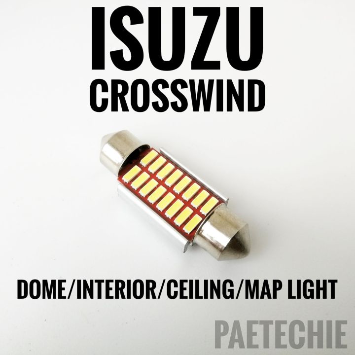 LED Isuzu Crosswind Dome/Ceiling/Interior/Map Light Bulb White Festoon ...