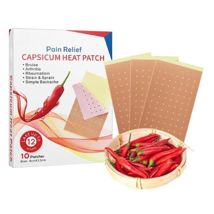2024 New Pain Relief Chilli Patch Capsicum Joint Plaster | Lazada