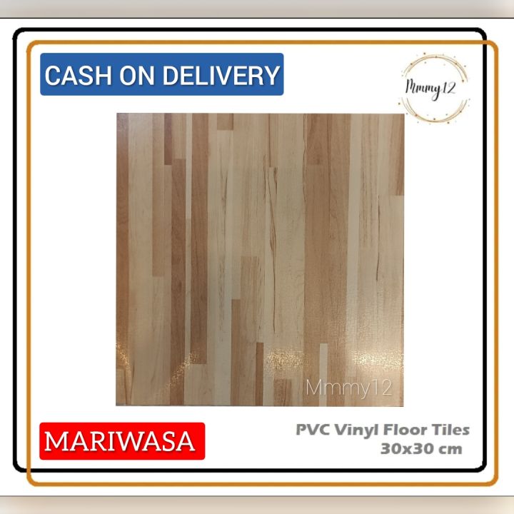 Mariwasa Vinyl Floor Tiles Linear Beige | Lazada PH