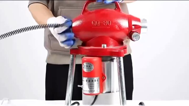 Electric Pipe Automatic Dredge Machine Professional Clear Toilet ...